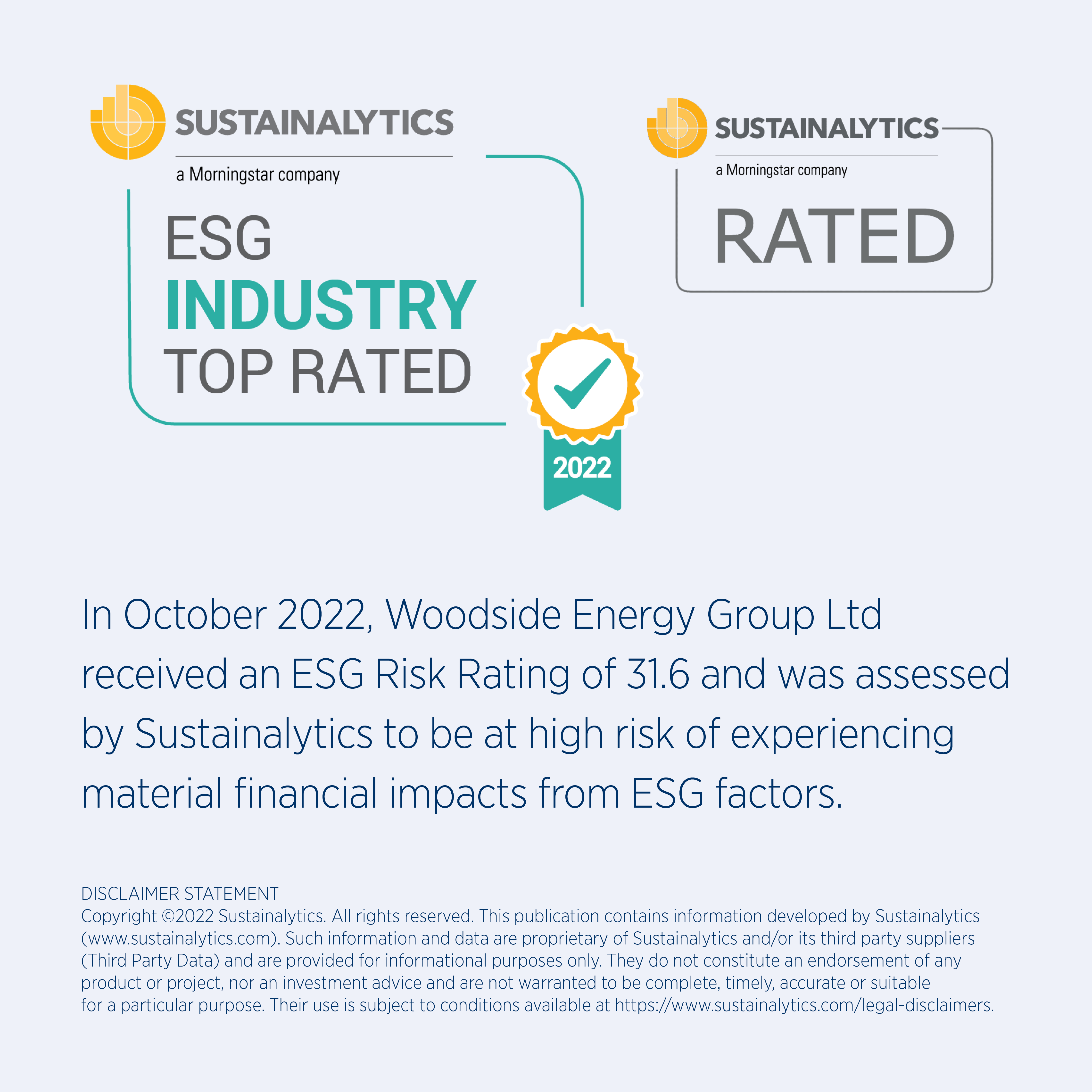Sustainability | Development & ESG Reports - Woodside Energy